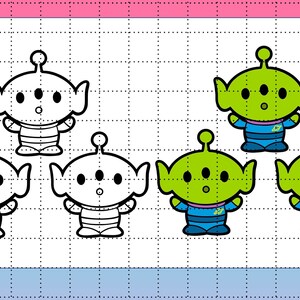 Toy Story Chibi SVG & PNG Woody Buzz Lightyear Jessie Aliens Zurg Rex ...