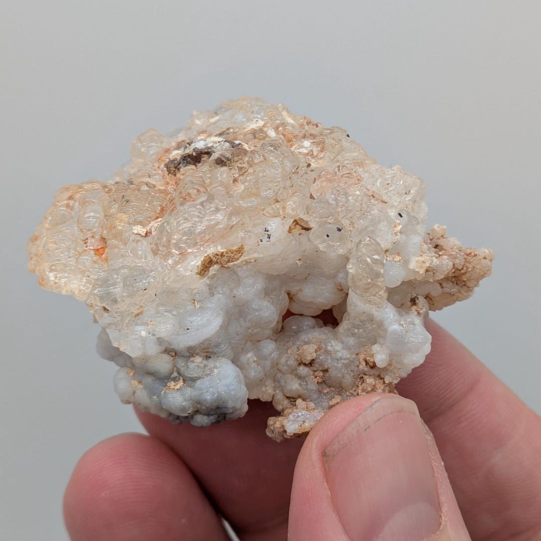 Hyalite Opal on Matrix, San Luis Potosi, Mexico, 44.8g, Fluoresces ...