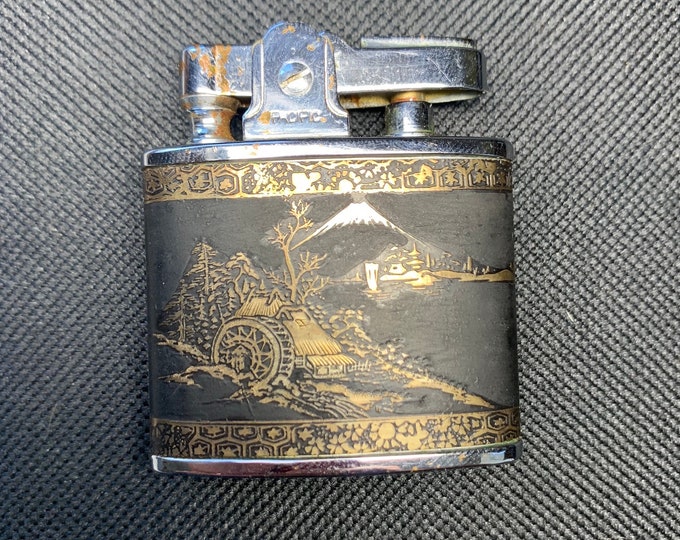 Japanese Damascene Lighter, Pacific Lighter, Dragon Manufacturing ...