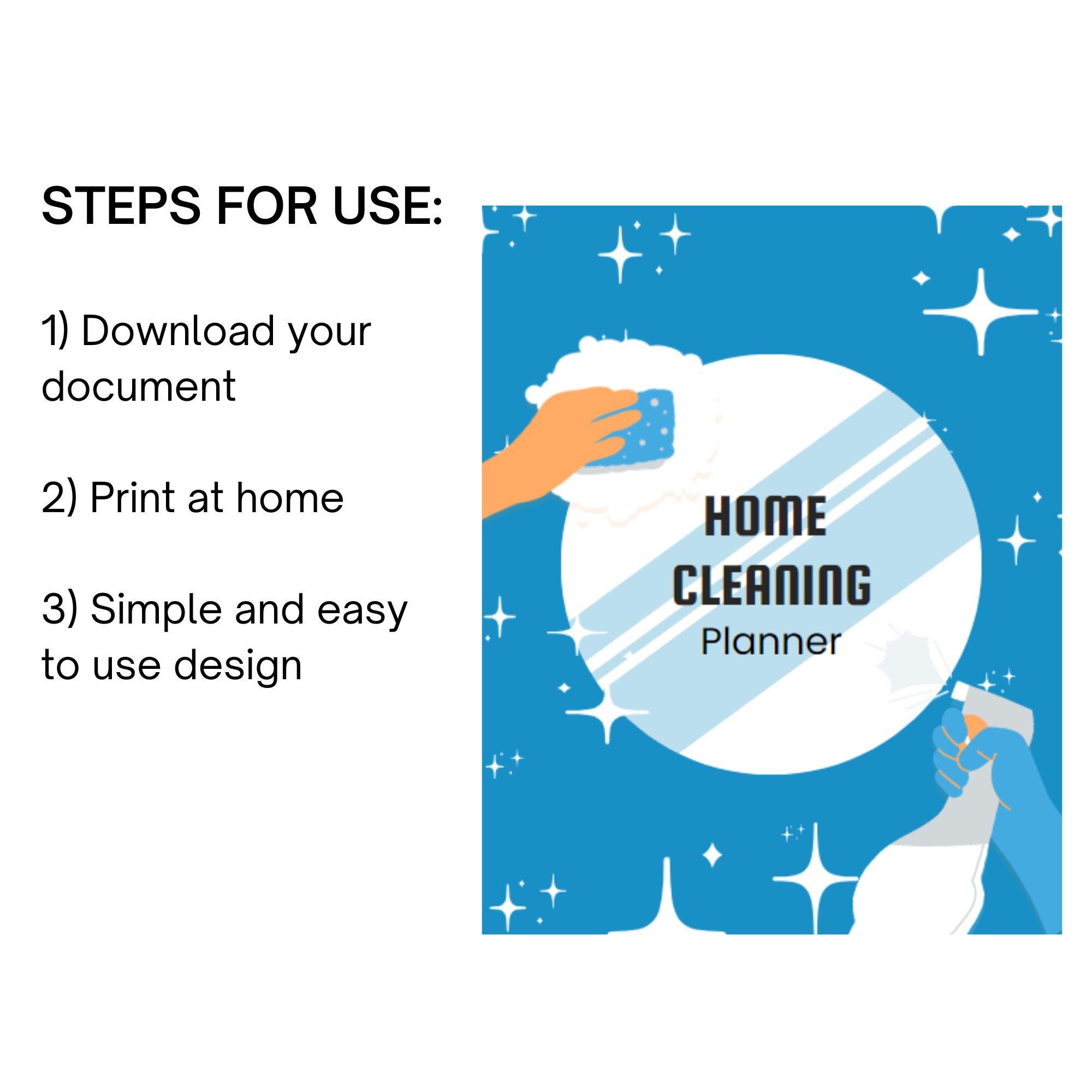 Ultimate Full Year Home Cleaning Planner Mega Bundle, Complete Cleaning ...