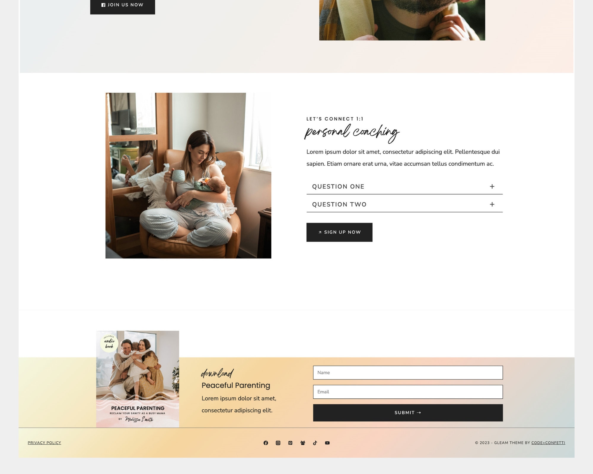 Gleam Wordpress Theme: Kadence Child Theme, Responsive Blog Template - Etsy