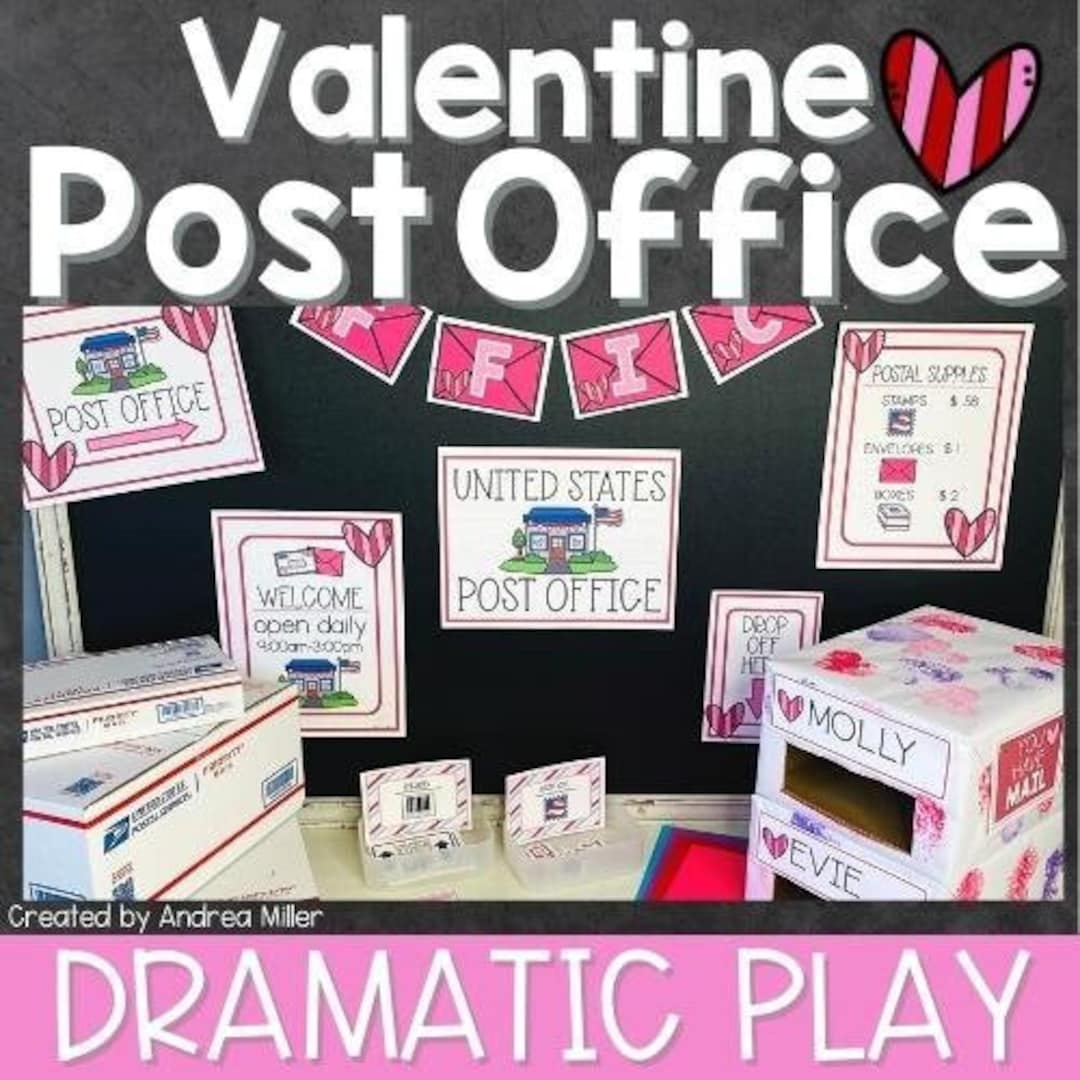 Valentine Post Office Dramatic Play - Etsy
