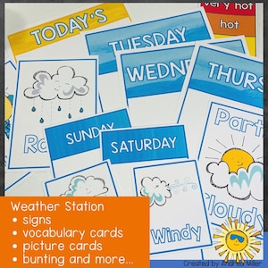 Dramatic Play Weather Station, Pretend Play, Classroom Dramatic Play ...