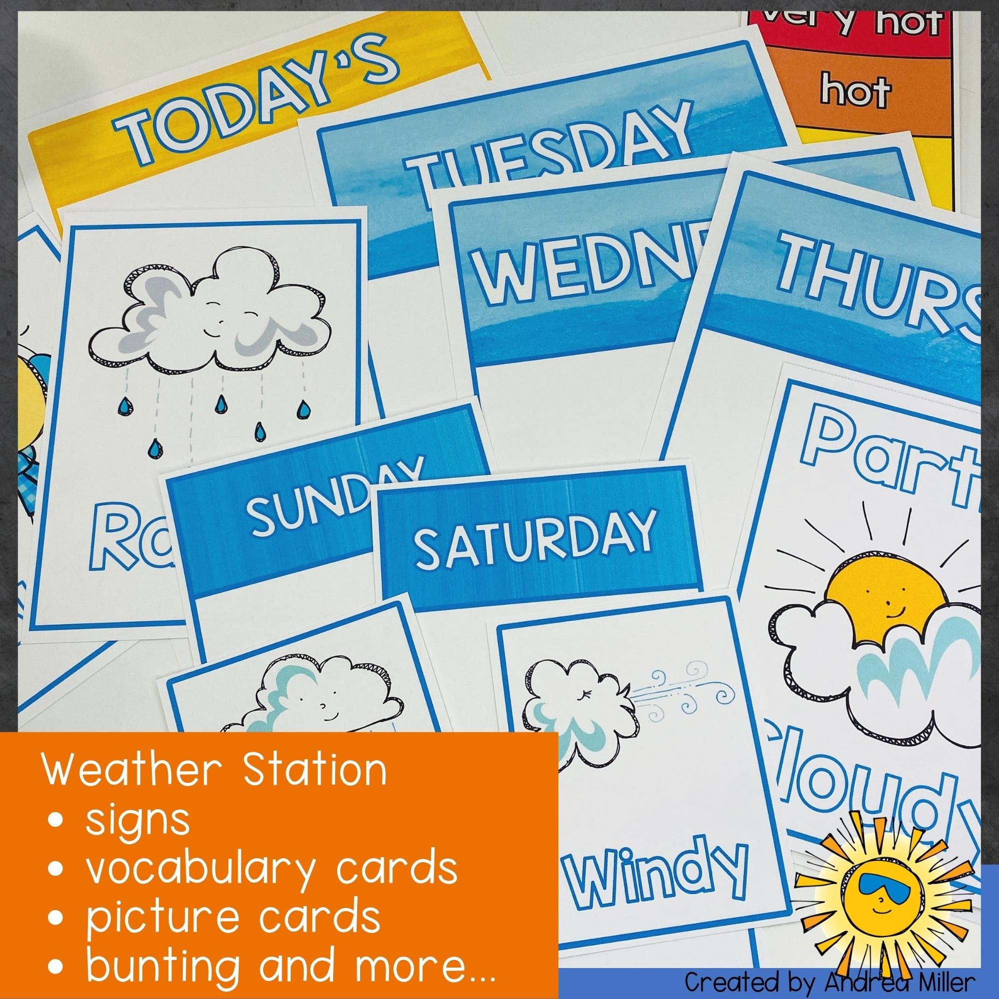 Dramatic Play Weather Station, Pretend Play, Classroom Dramatic Play ...