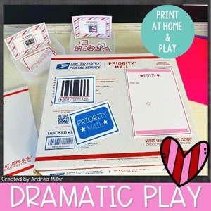 Valentine Post Office Dramatic Play - Etsy