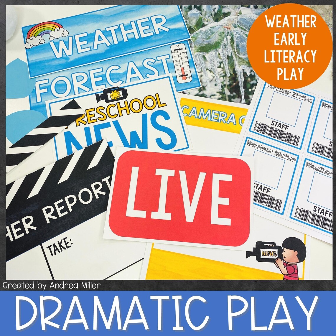 Dramatic Play Weather Station, Pretend Play, Classroom Dramatic Play ...