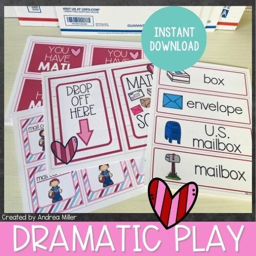 Valentine Post Office Dramatic Play - Etsy