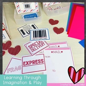 Valentine Post Office Dramatic Play - Etsy