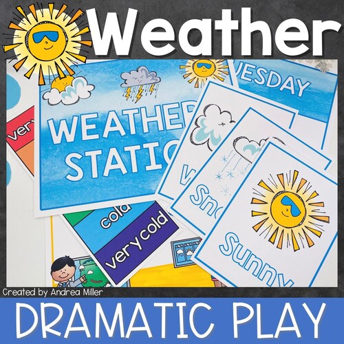 Weather Station Dramatic Play Pretend Play Classroom - Etsy