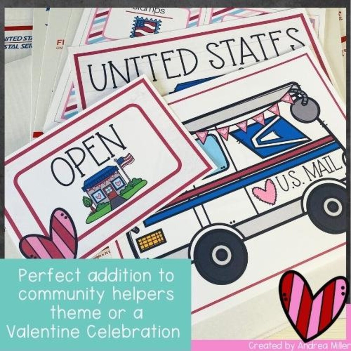 Valentine Post Office Dramatic Play - Etsy