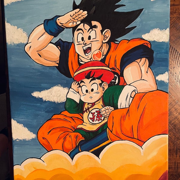 Dragon Ball Custom Painting - Etsy