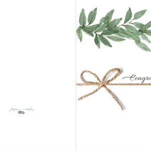 Congratulations Printable Greeting Card / Instant Download / Unlimited ...