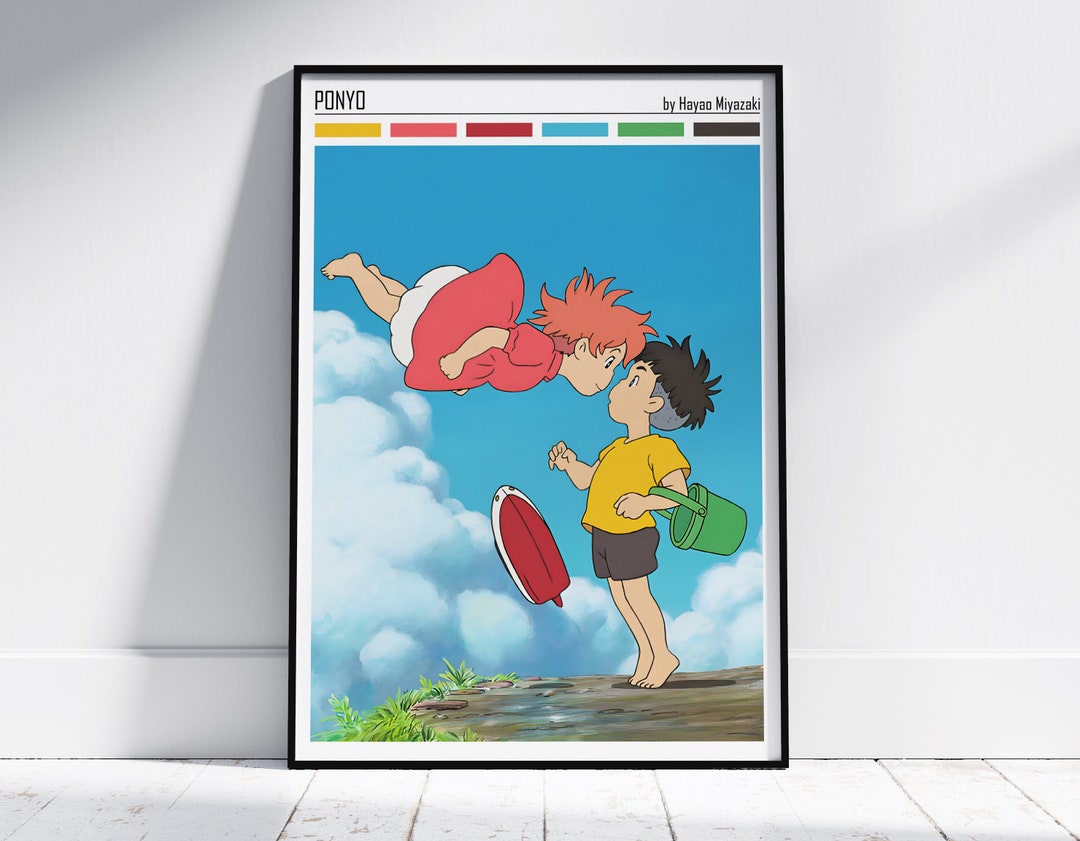 Ponyo Print, Studio Ghibli Poster, Studio Ghibli Poster, Ponyo Print ...