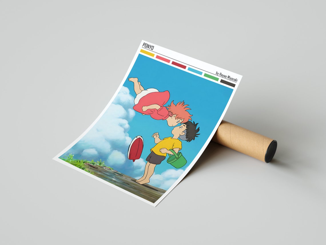 Ponyo Print, Studio Ghibli Poster, Studio Ghibli Poster, Ponyo Print ...