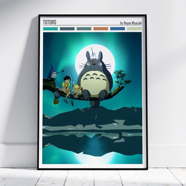 Totoro Poster - Etsy UK