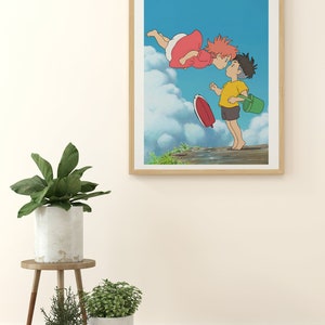 Ponyo Print, Studio Ghibli Poster, Studio Ghibli Poster, Ponyo Print ...