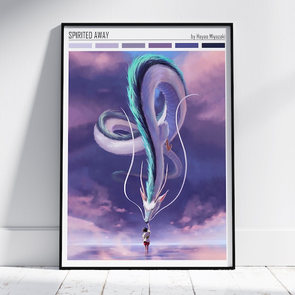 Studio Ghibli Spirited Away Poster Print Etsy