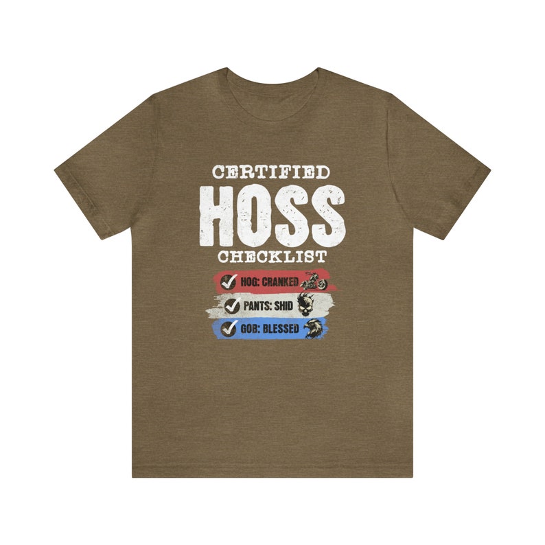 Certified Hoss Checklist Shirt Hog Cranked, Pants Shid, Gob Blessed ...