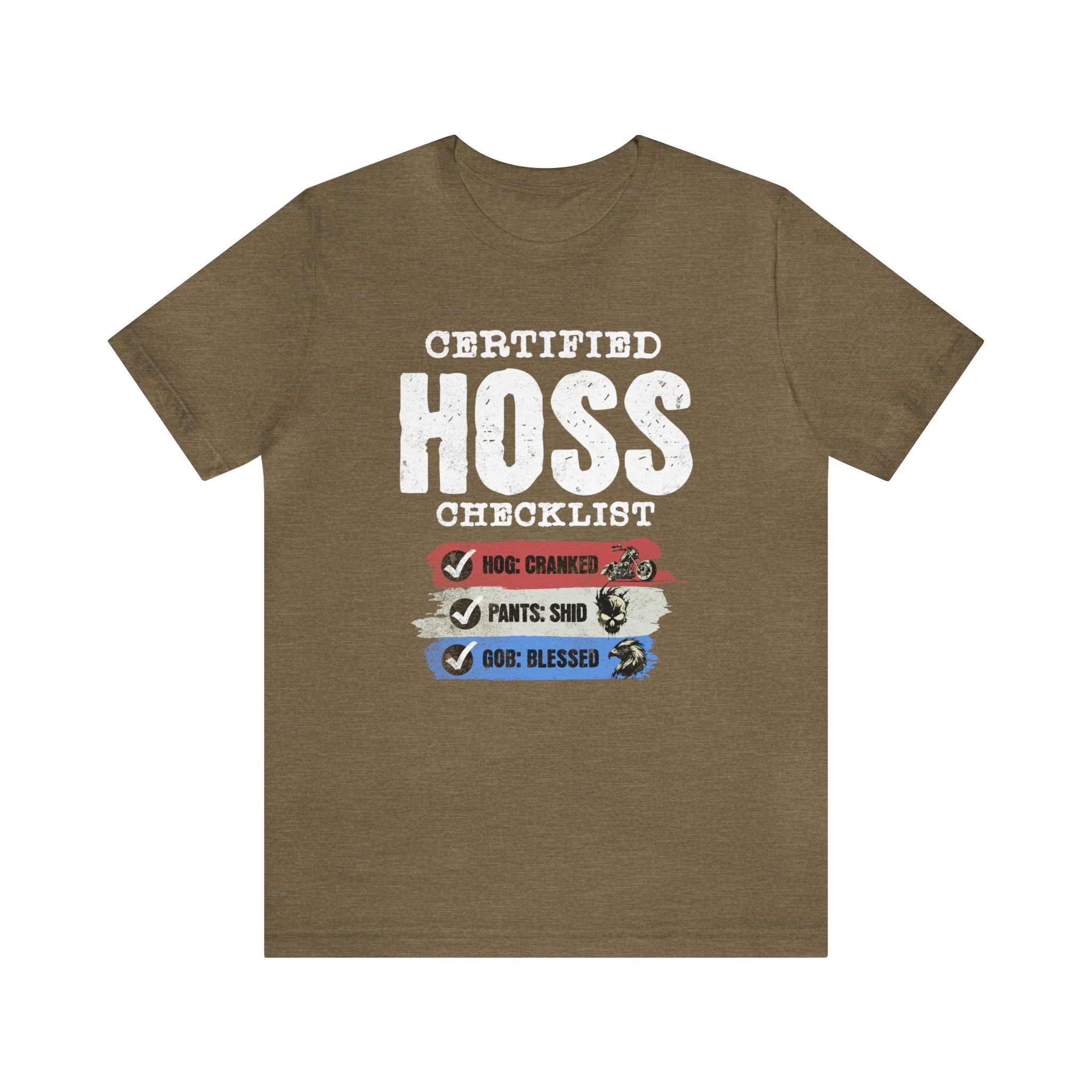 Certified Hoss Checklist Shirt Hog Cranked, Pants Shid, Gob Blessed ...