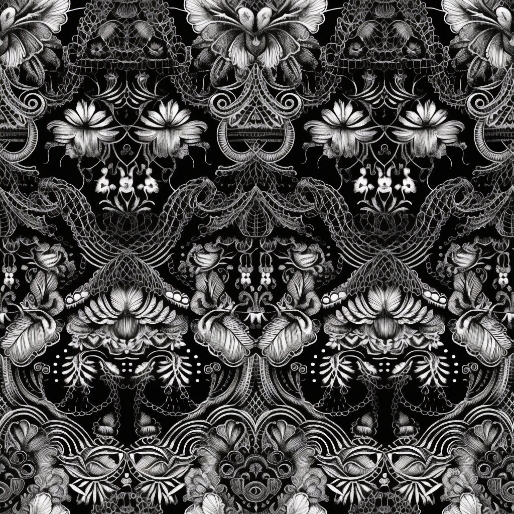 Detailed Lace Digital Paper Pack Digital Planner Background Notebook ...