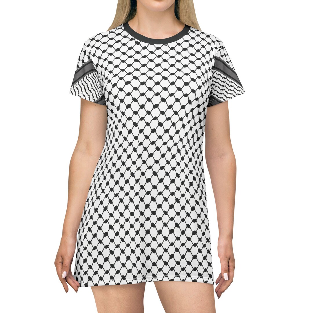 Keffiyeh T-shirt Dress - Etsy