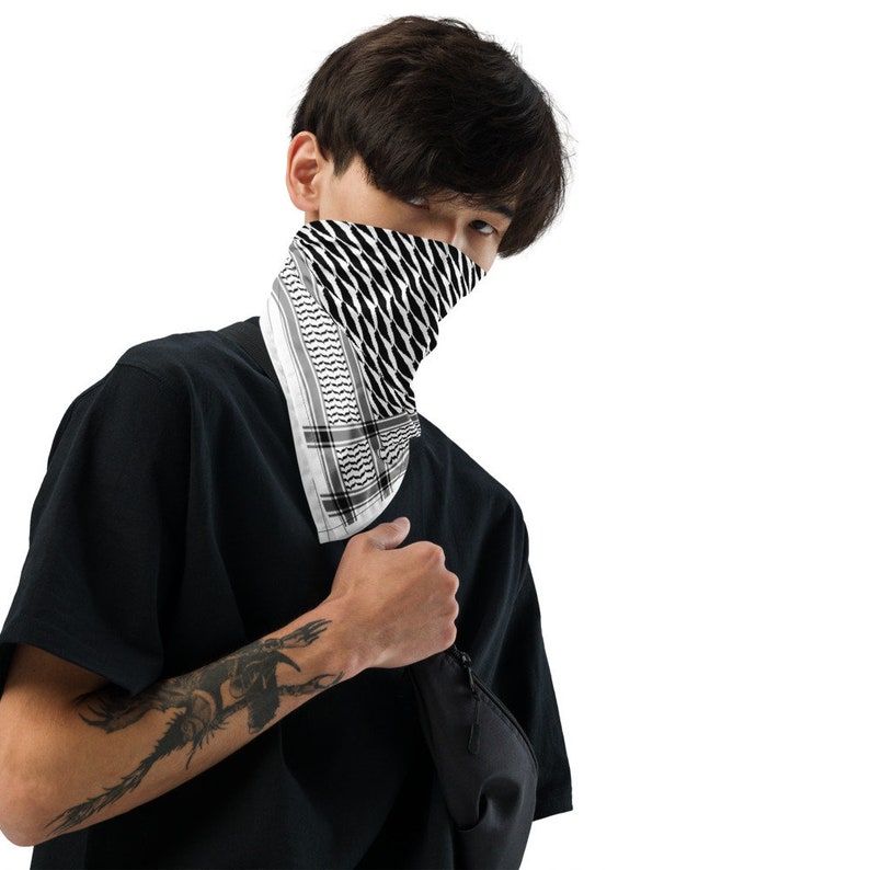 Palestine's Map Kufiyah Bandana - Etsy