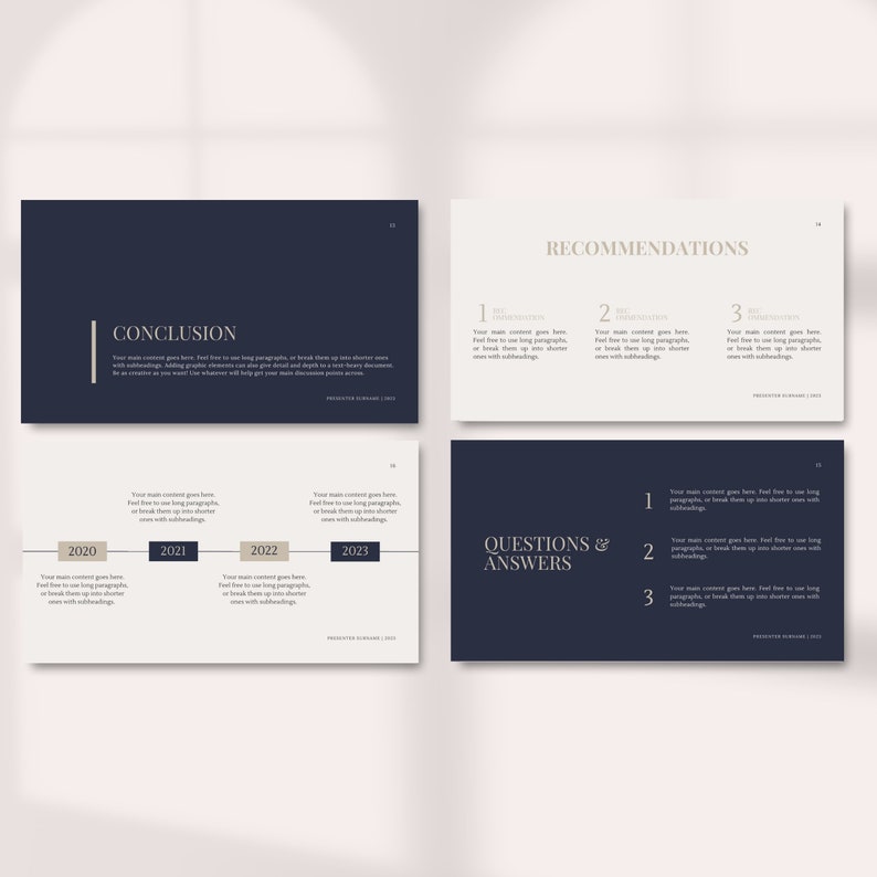 Canva Presentation Template Editable Canva Template Thesis Defense ...