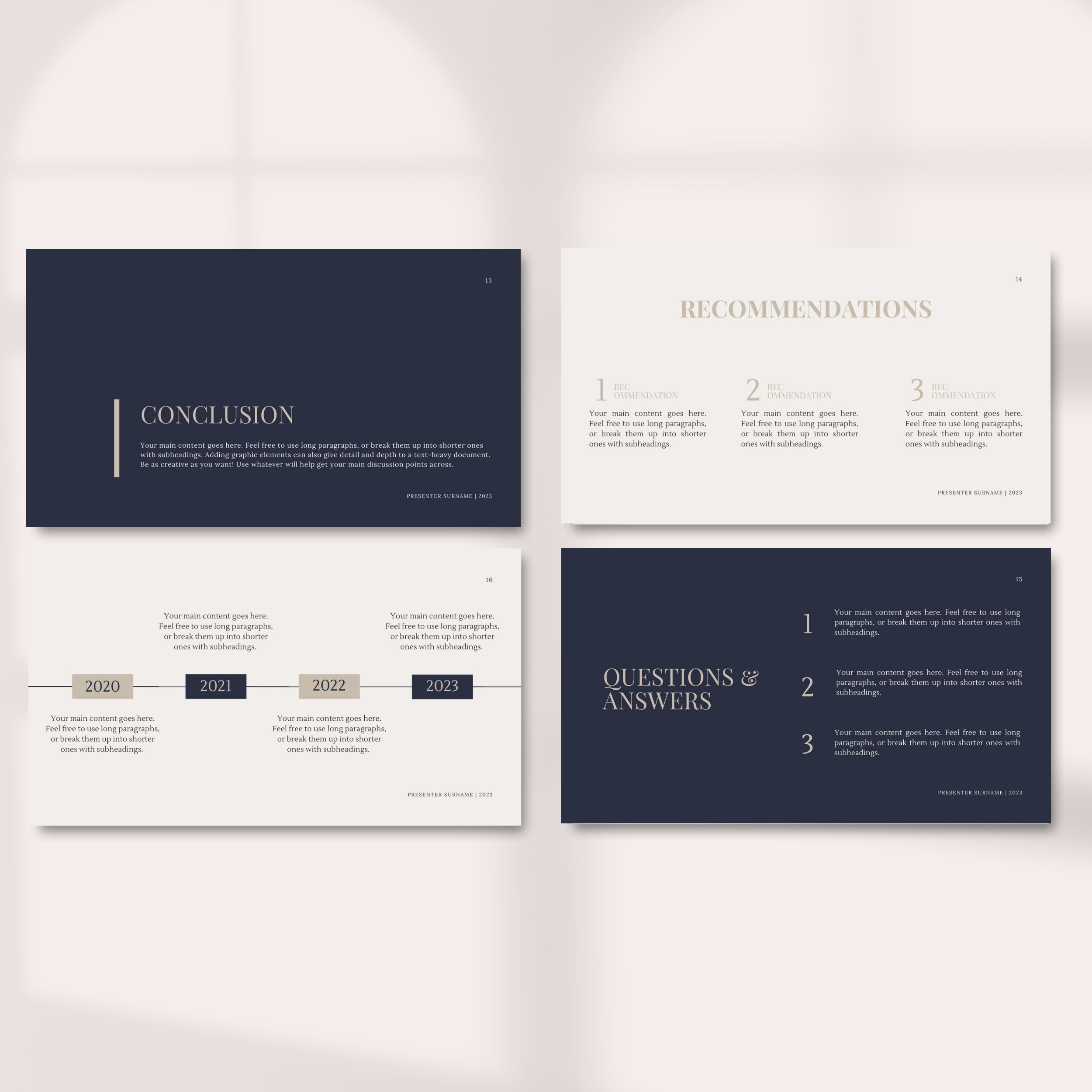 Canva Presentation Template Editable Canva Template Thesis Defense ...