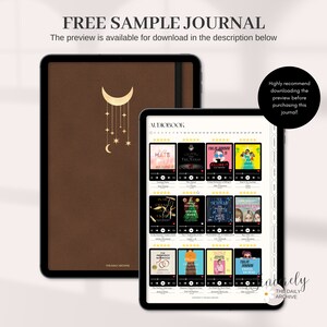 Digital Reading Journal, Digital Reading Planner, Reading Tracker ...