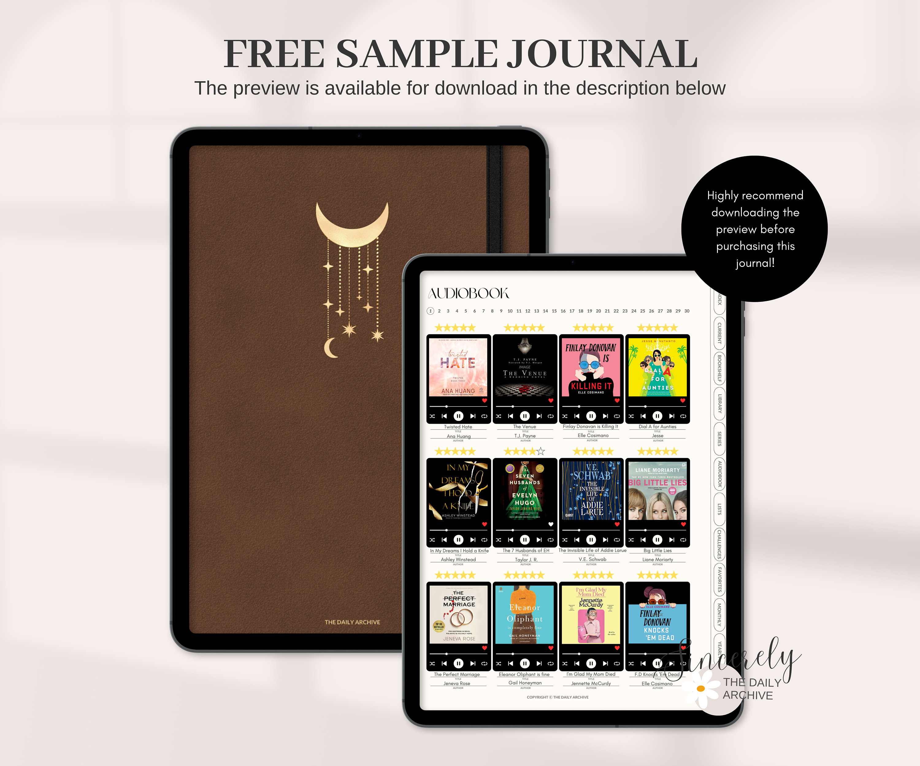 Digital Reading Journal, Digital Reading Planner, Reading Tracker ...