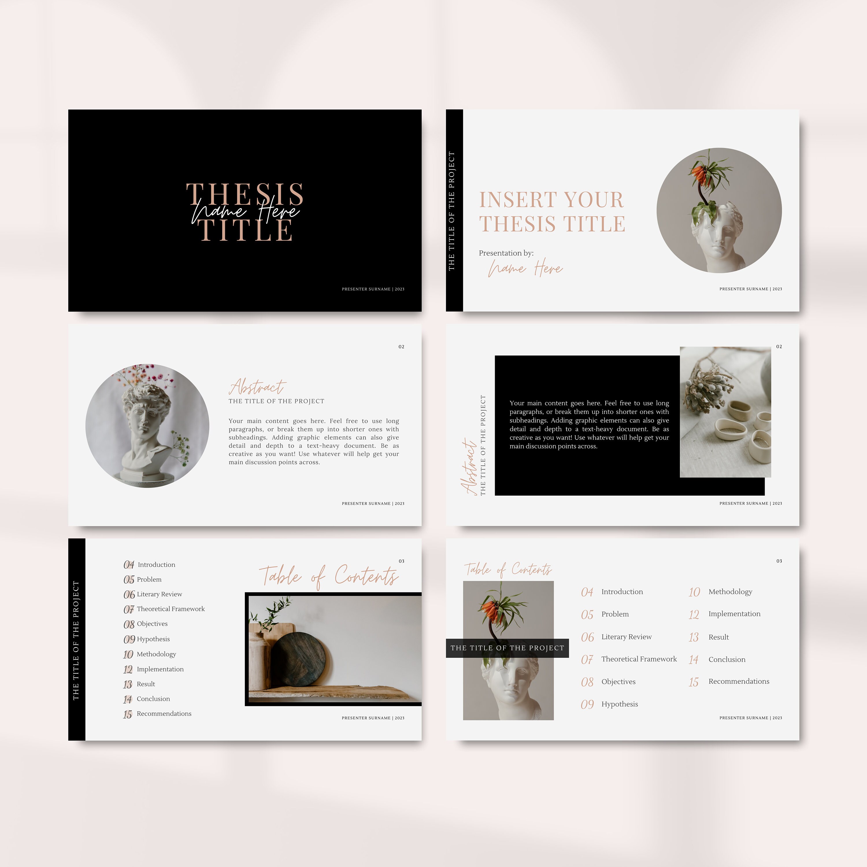 Canva Presentation Template Thesis Minimalist Template Thesis Defense