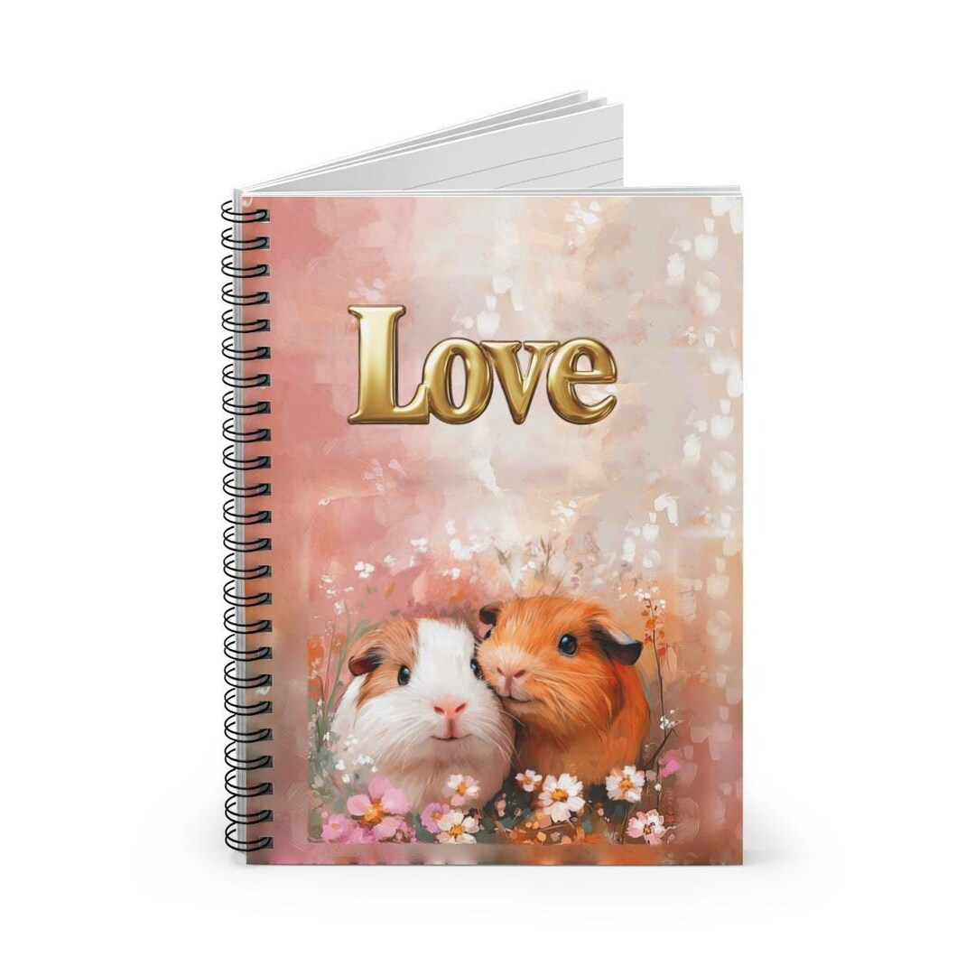 Guinea Pig Notebook, Cute Animal Journal for Writing, Lined Paper ...