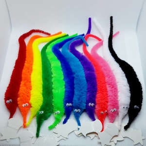 Worms, Magical Worms, Wormies, Worms on a String, Silly Worms, Colorful ...