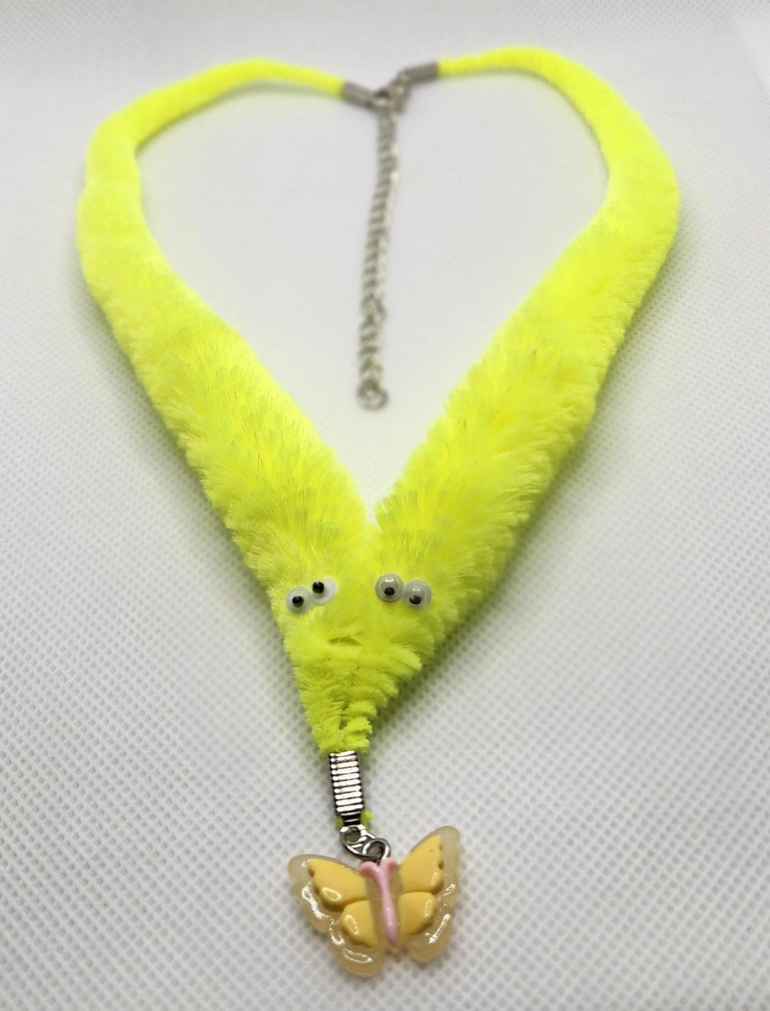 Wormie Necklace, Worms on a String, Friendship Necklace, Valentines Day ...