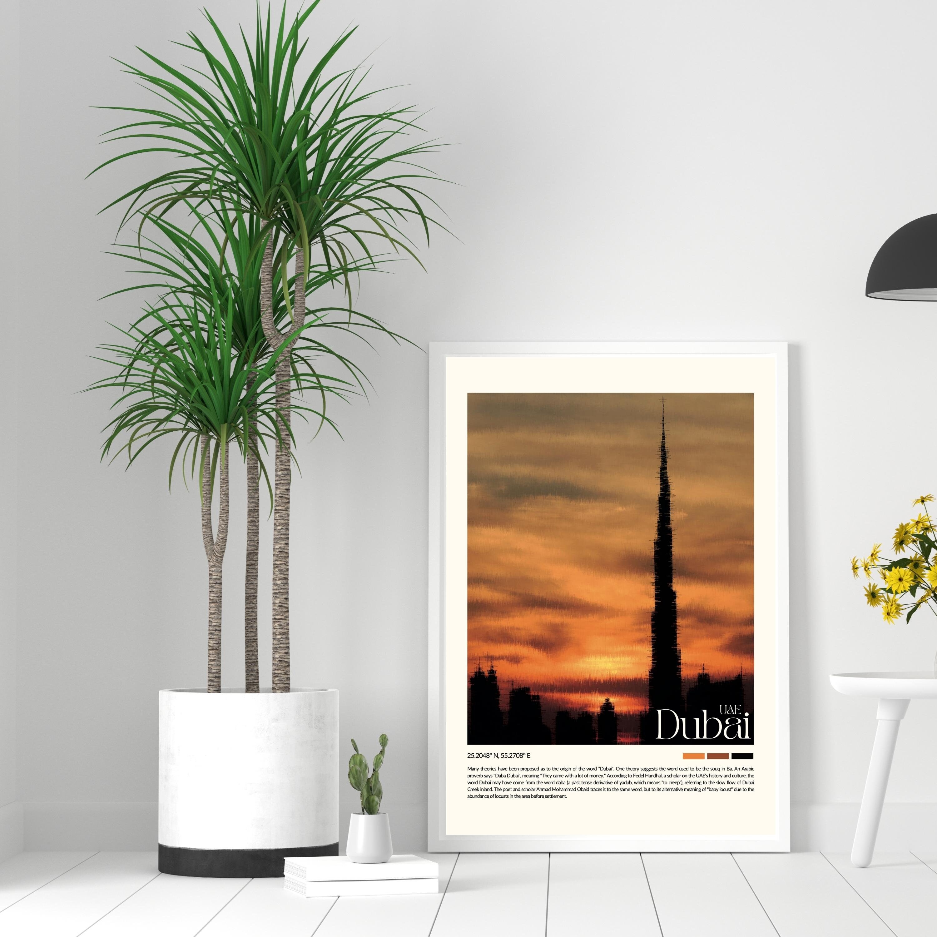 Dubai Print Digital Wall Art Dubai Wall Art Dubai Poster Dubai Photo ...
