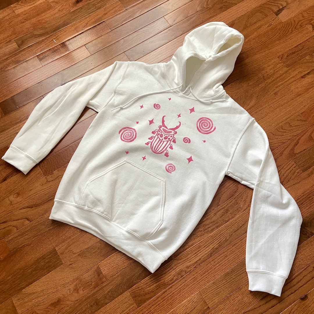 Magic Stag Hand Printed Hoodie - Etsy