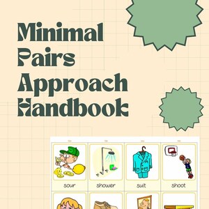 Minimal Pairs Approach Handbook - Etsy