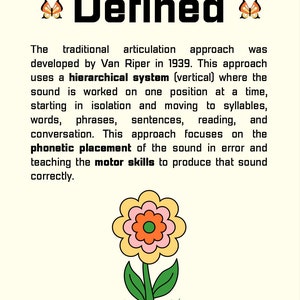 Traditional Articulation Approach Handbook - Etsy