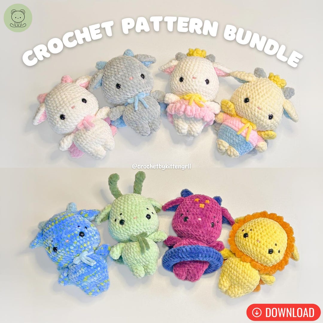 The Sky Sprites Crochet Pattern Bundle: Includes Cloud ...