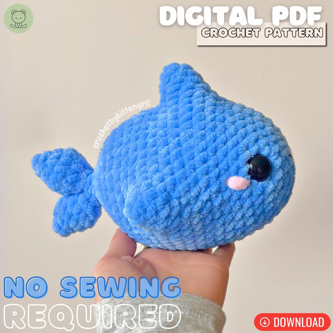 No-sew Baby Fishies Crochet Pattern | Amigurumi Animals (digital PDF ...