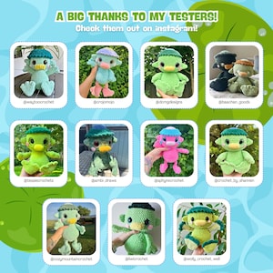 Pickles the Kappa Crochet Pattern DIGITAL PDF | Amigurumi, Folklore ...