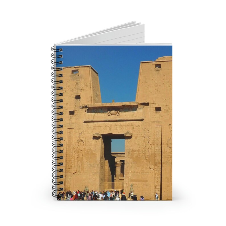 Egyptian Building Spiral Notebook - Ruled Line - Etsy