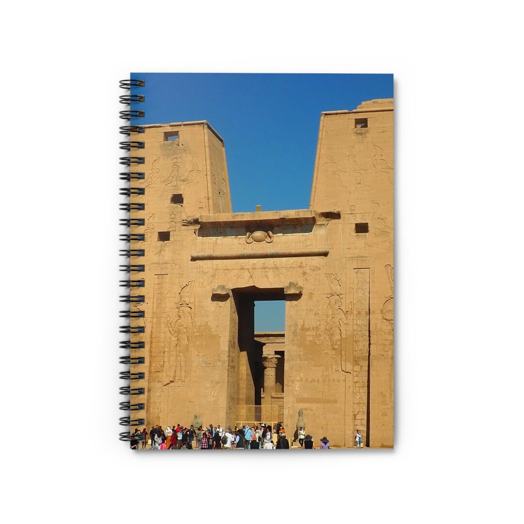 Egyptian Building Spiral Notebook - Ruled Line - Etsy