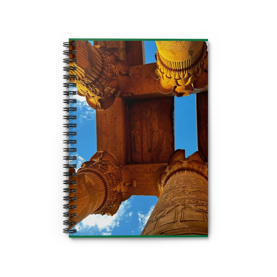 Egyptian Architecture Spiral Notebook - Ruled Line - Etsy