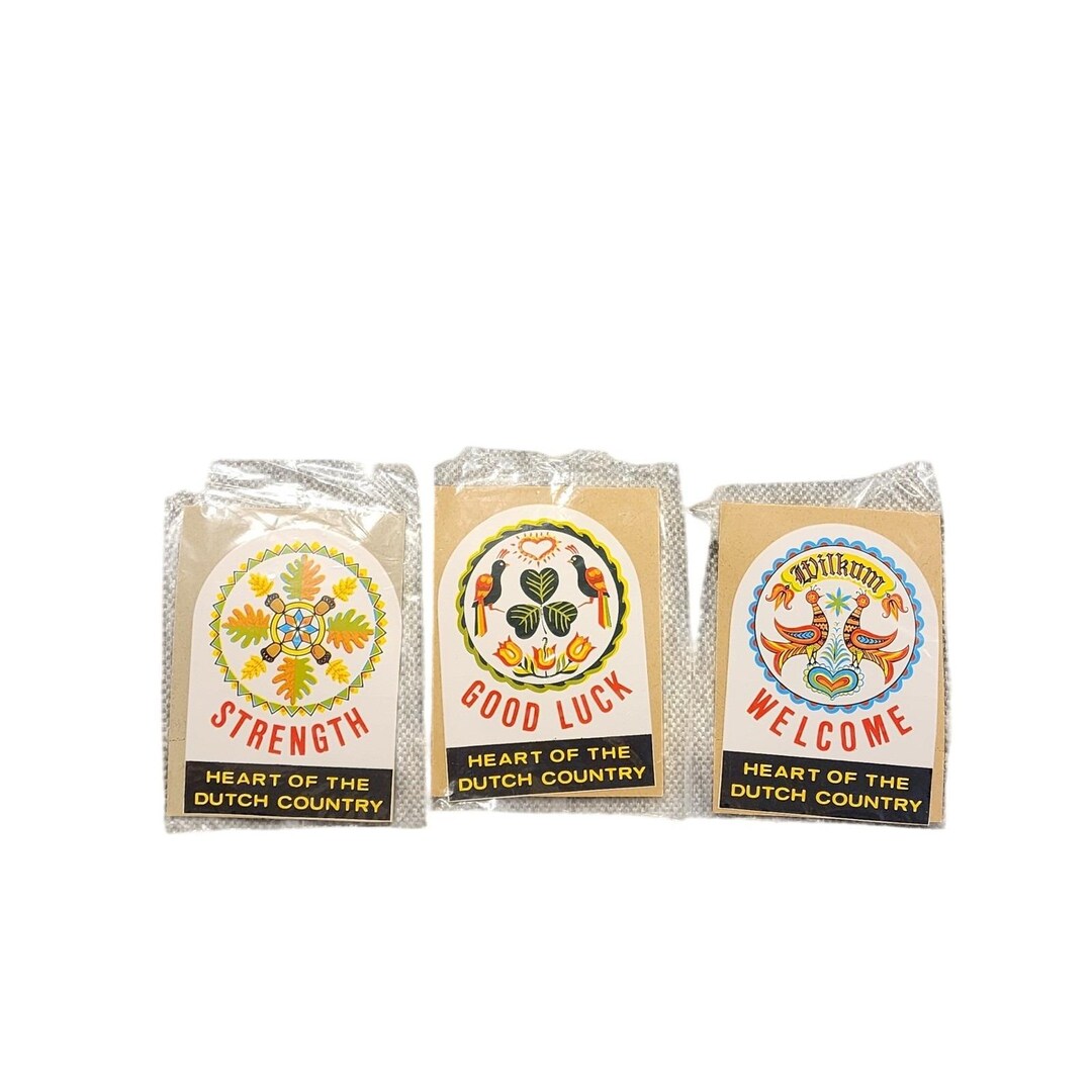 Vintage Press Kal Holland Dutch Country Souvenir Stickers New in ...