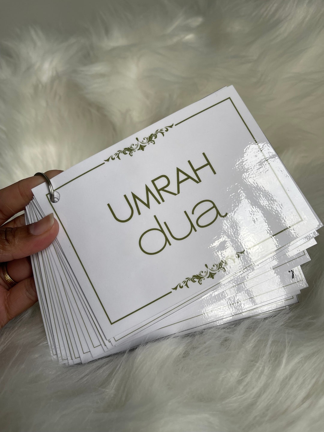 Umrah Dua Cards Laminated Umrah Prayer Cards Islamic Gift - Etsy
