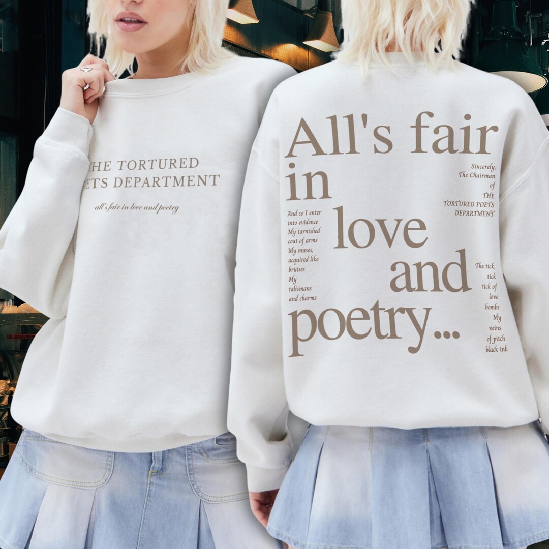 The Tortured Poets Department TTPD Merch Taylor Swift Sweatshirt - Etsy