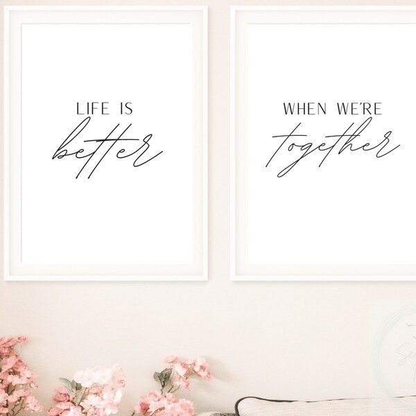 Better Together Art - Etsy