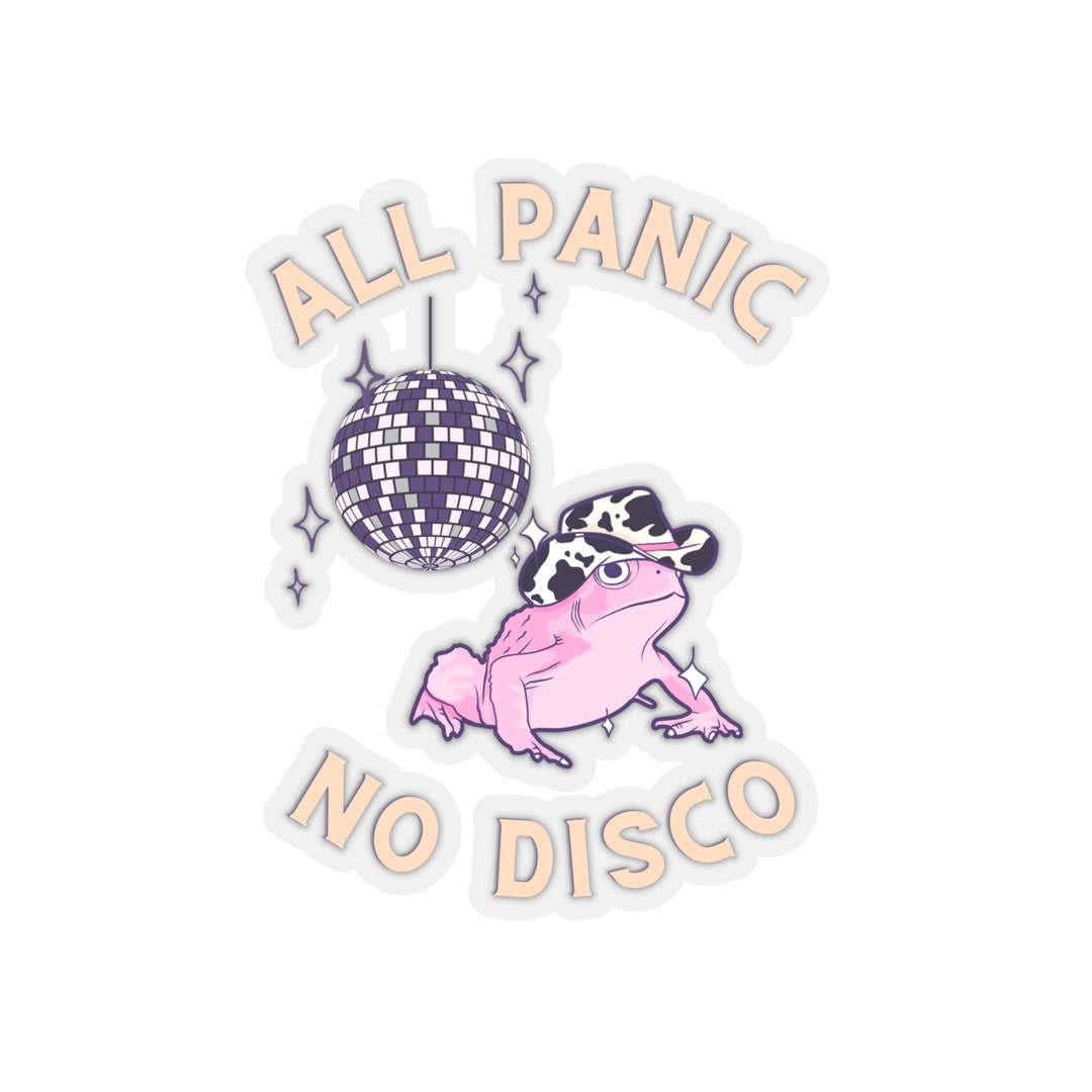 All Panic No Disco Sticker - Etsy