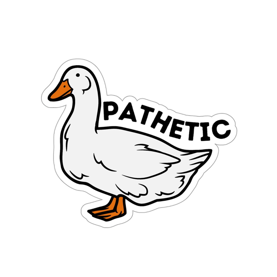Judgemental Duck Sticker - Etsy